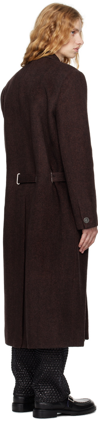 Y/Project Brown Y Belt Coat Y/Project