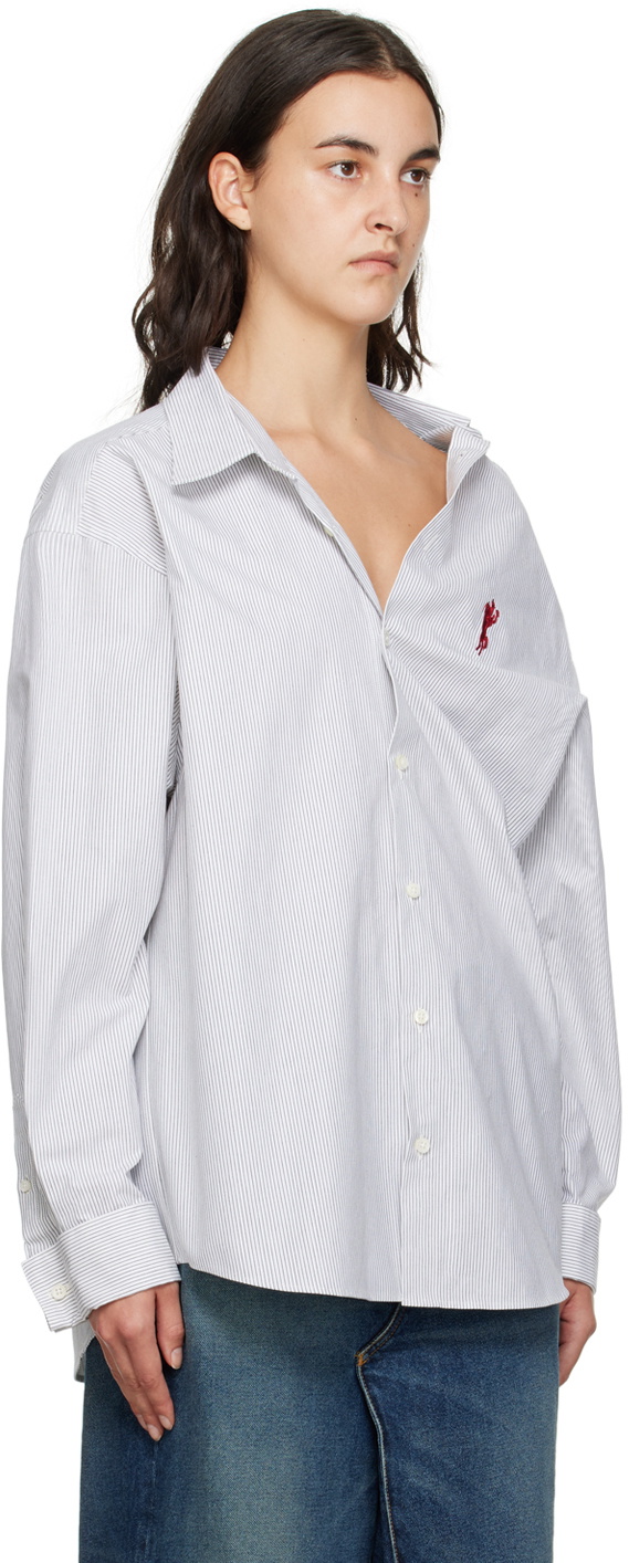 Doublet White Half Loose Shirt Doublet