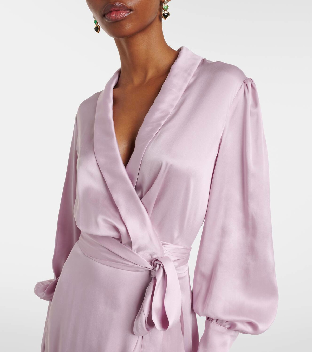 Zimmermann Asymmetric silk wrap dress Zimmermann