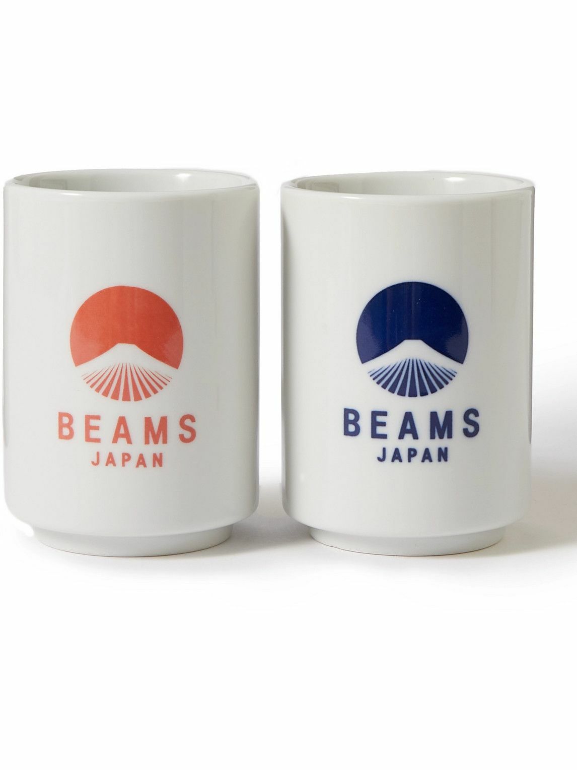 By Japan - Beams Japan Set of Two Glazed Porcelain Cups By Japan