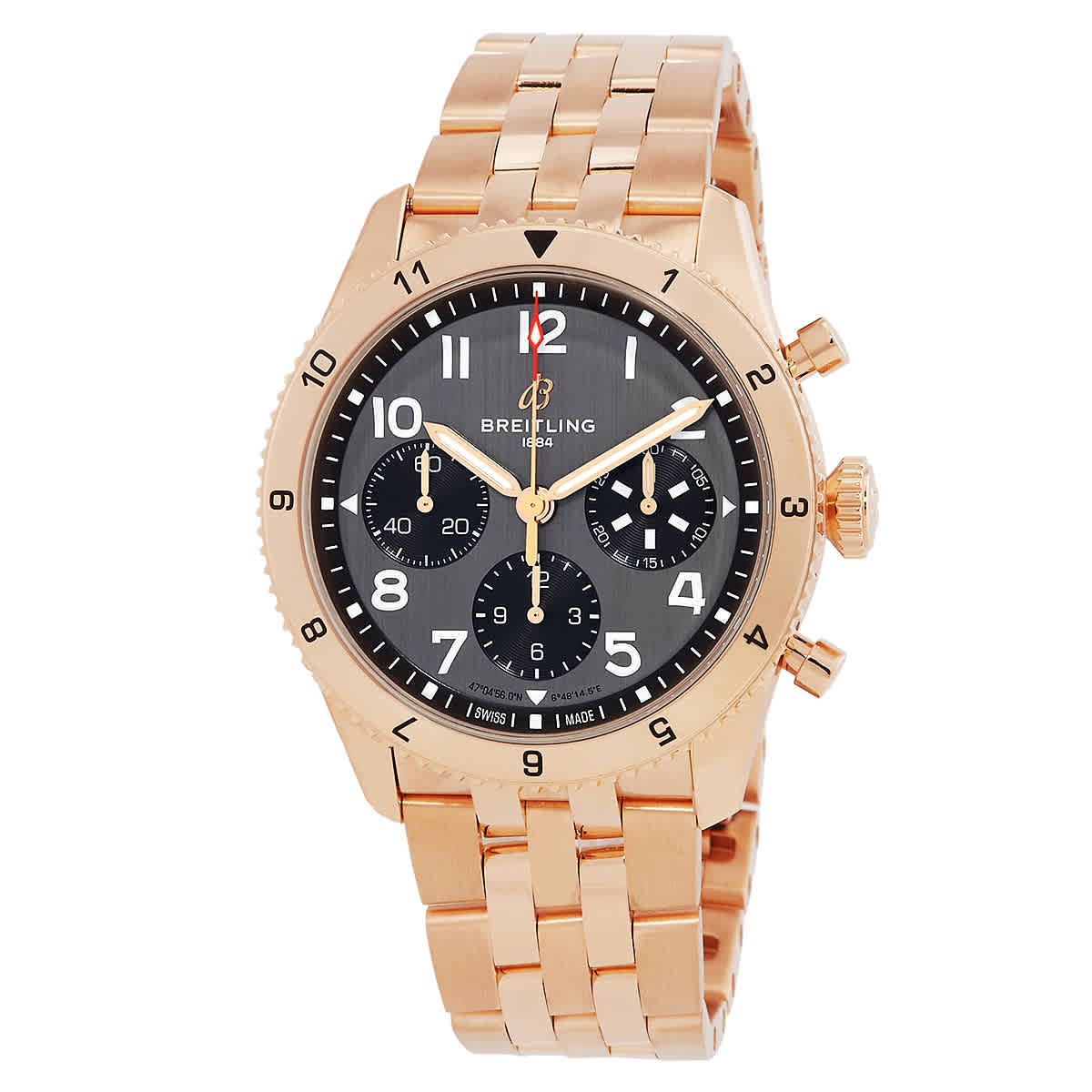 Breitling Classic AVI Chronograph 42 P-51 Mustang Automatic Mens Watch ...