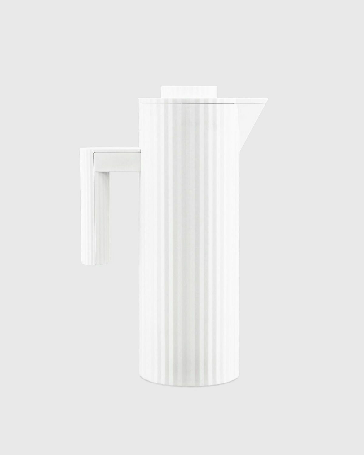 Alessi Plisse Isolierkanne Eu Plug White Tableware Alessi