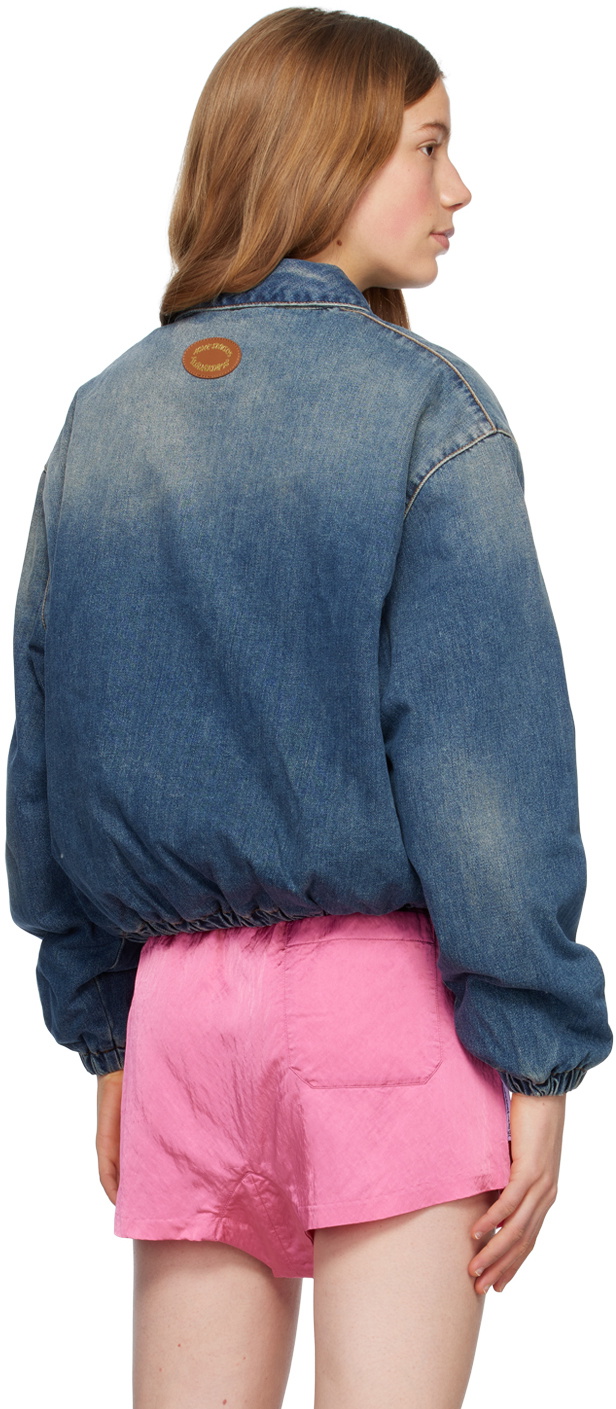 Acne Studios Indigo Padded Denim Jacket Acne Studios