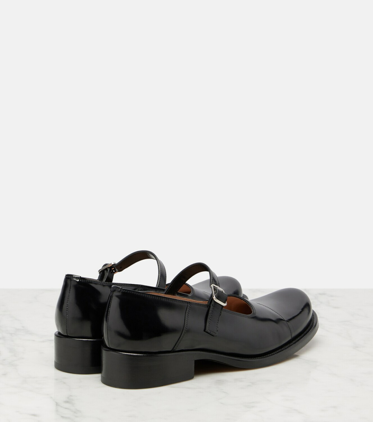The Row Kai leather Mary Jane flats The Row