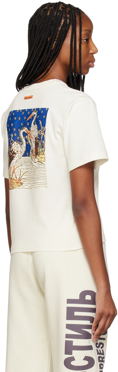 Heron Preston White Medieval Heron T-Shirt Heron Preston