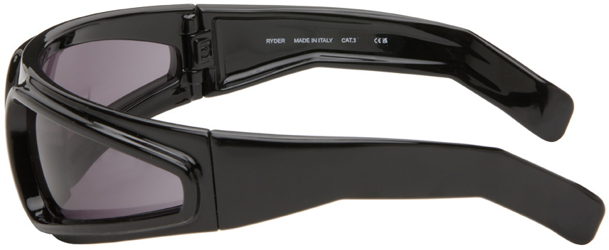 Rick Owens Black Porterville Ryder Sunglasses Rick Owens