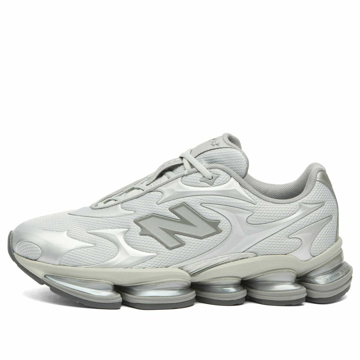 New Balance Men's Abzorb 2000 Sneaker in Silver Metallic/Silver ...