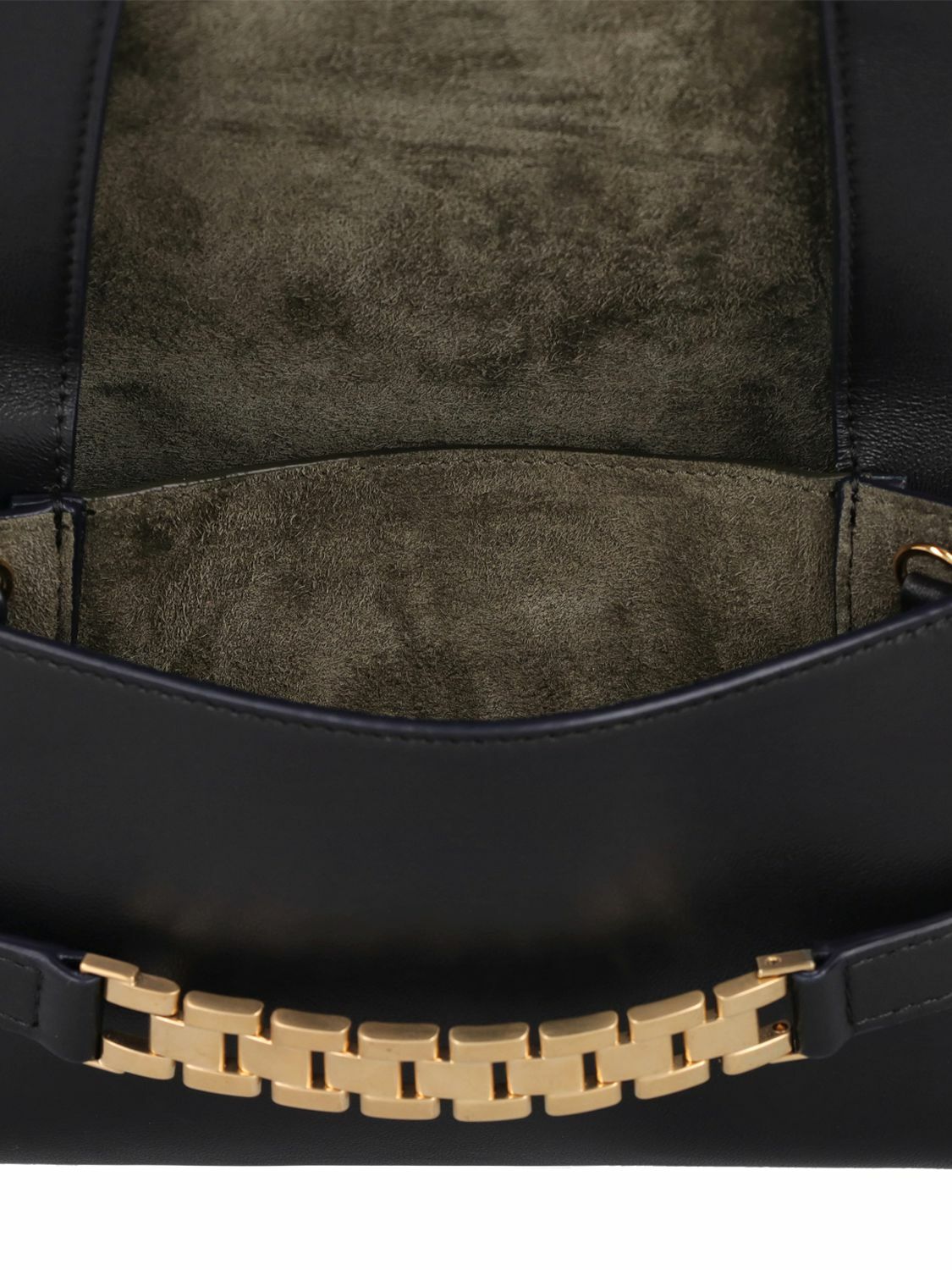 VICTORIA BECKHAM - Mini Leather & Chain Pouch Victoria Beckham