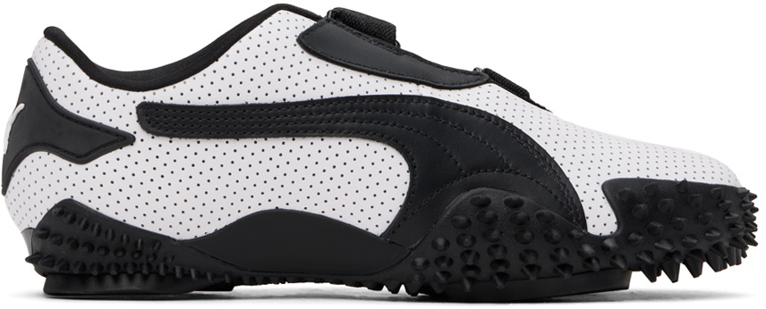 PUMA White & Black Mostro Perf Sneakers Puma