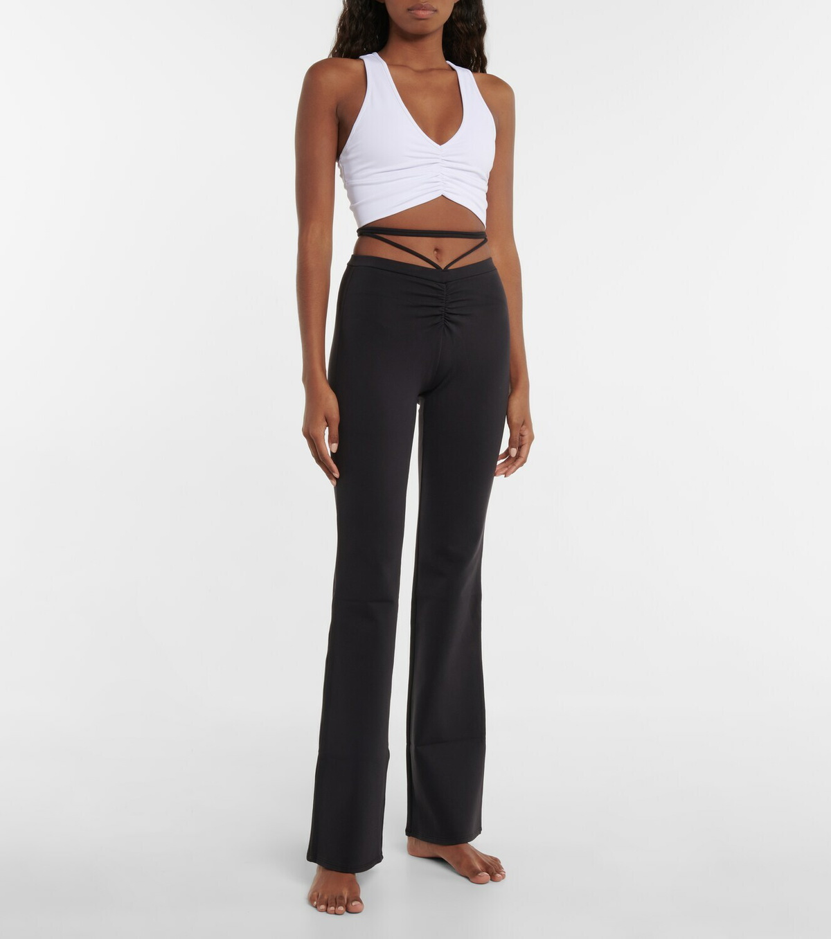 Alo Yoga Airbrush high-rise flared pants Alo Yoga