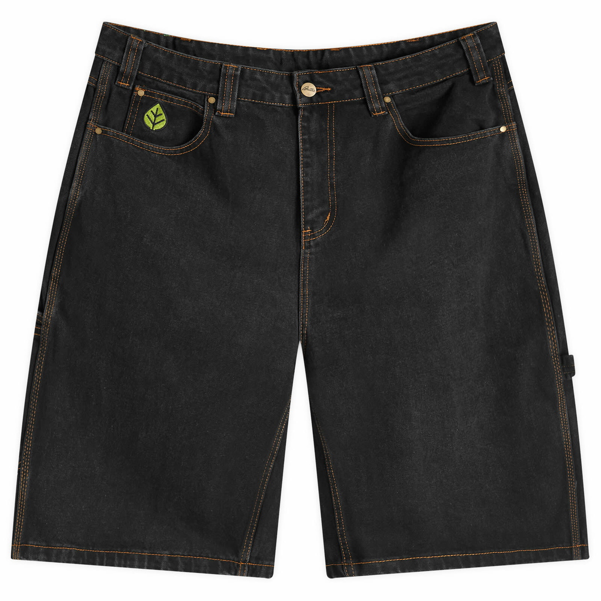 Butter Goods Men's Weathergear Denim Shorts in Washed Black Butter Goods