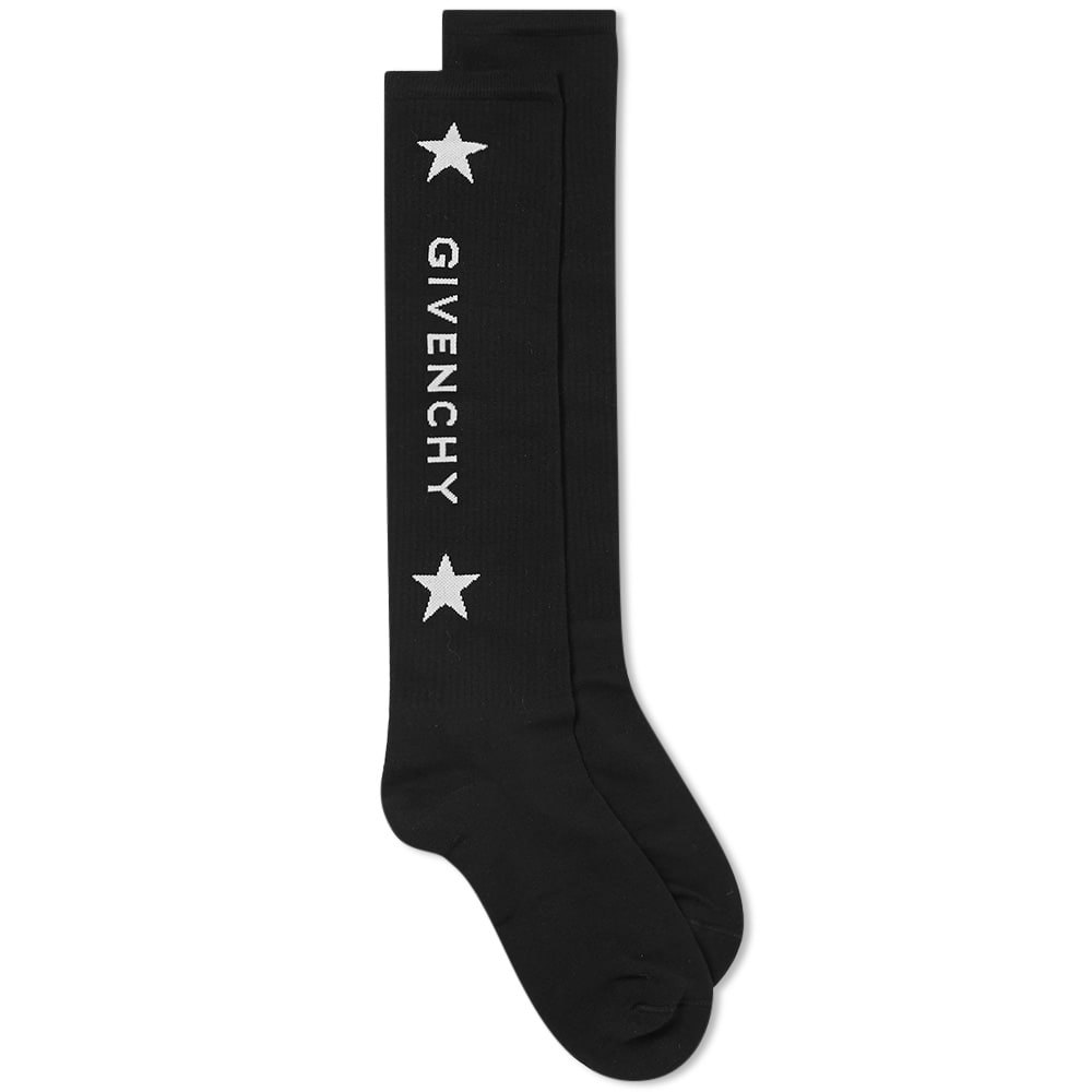 Givenchy Long Logo Star Sock Givenchy