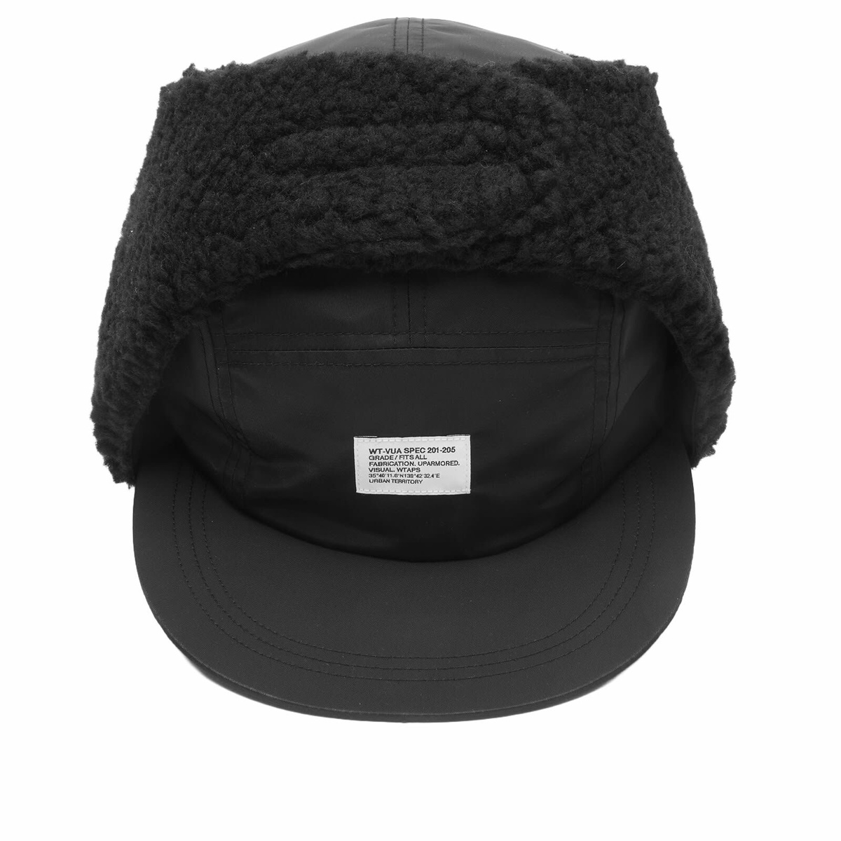 WTAPS Men's Cordura® Flight Cap in Black WTAPS