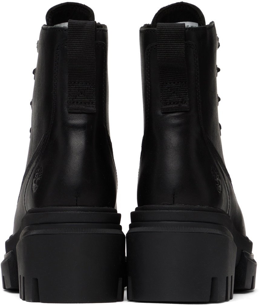 Timberland Black Everleigh Lace-Up Boots Timberland