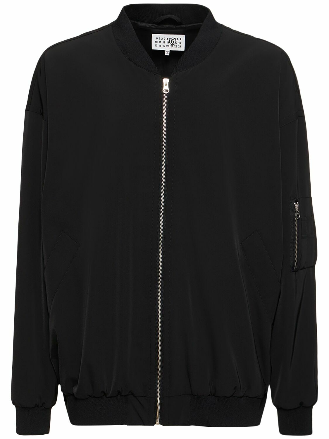 MM6 MAISON MARGIELA - Stretch Poly Twill Bomber Jacket MM6 Maison Margiela