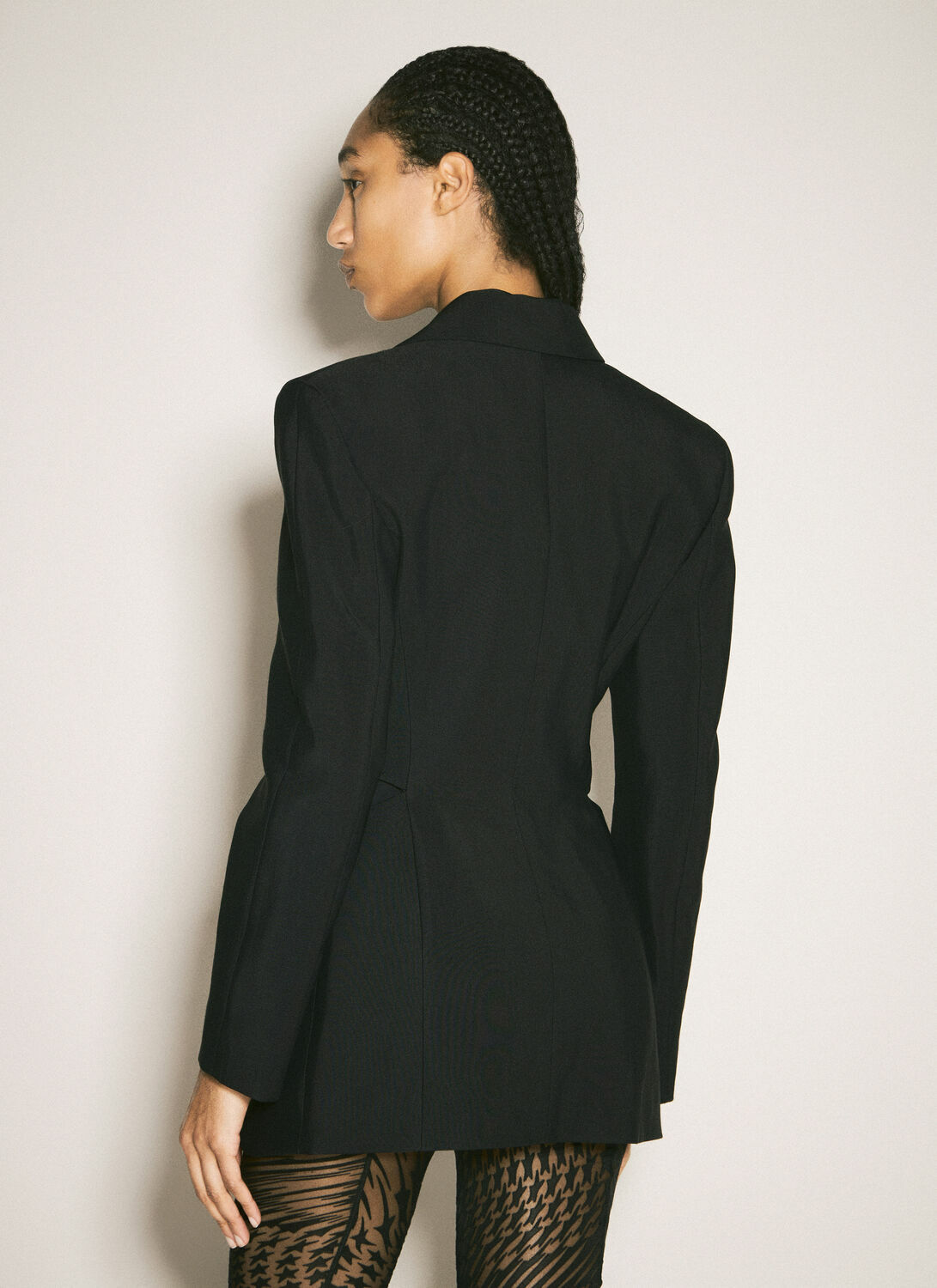 Mugler Buckled Tailored Blazer Mugler