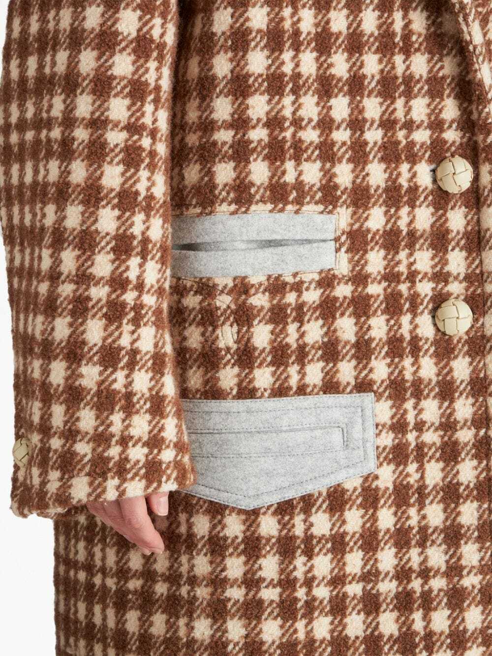 ETRO - Checked Wool Blend Coat Etro