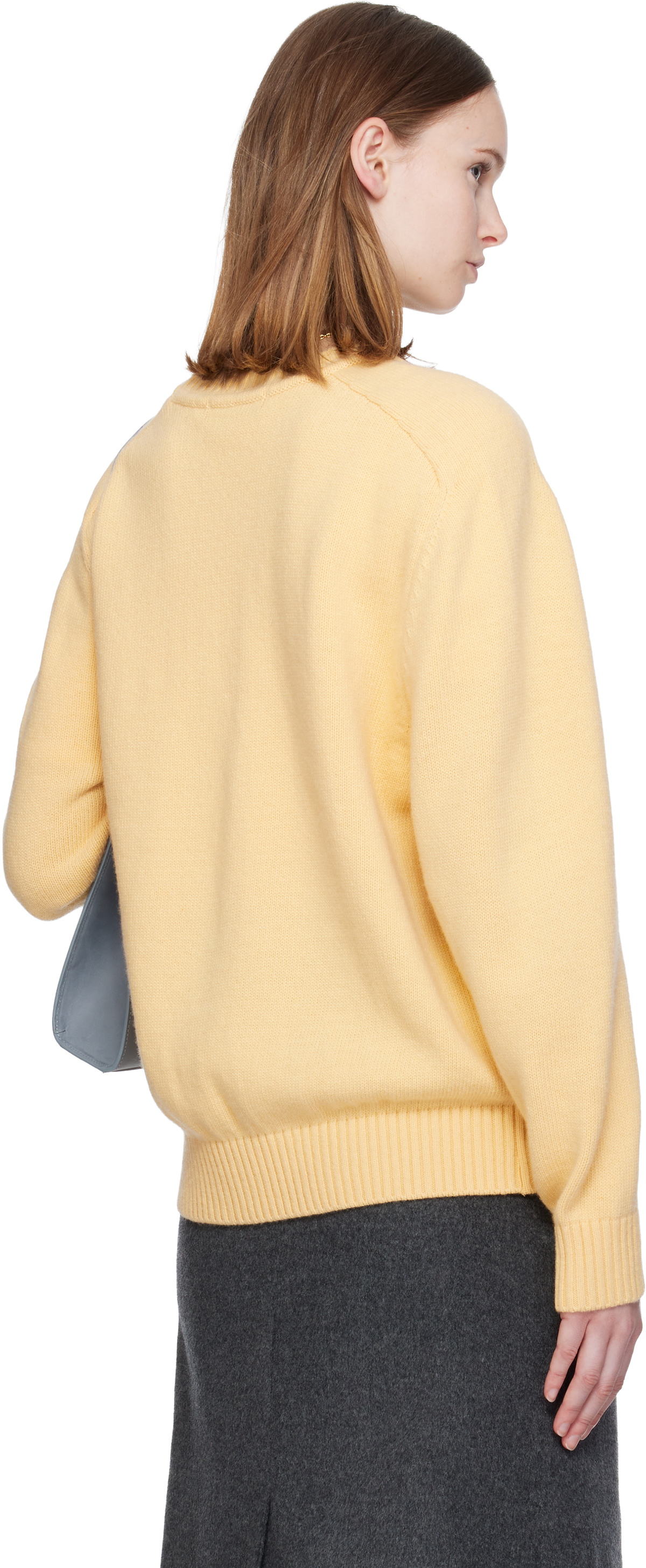 Nothing Written Yellow Jude Round Sweater NOTHING WRITTEN