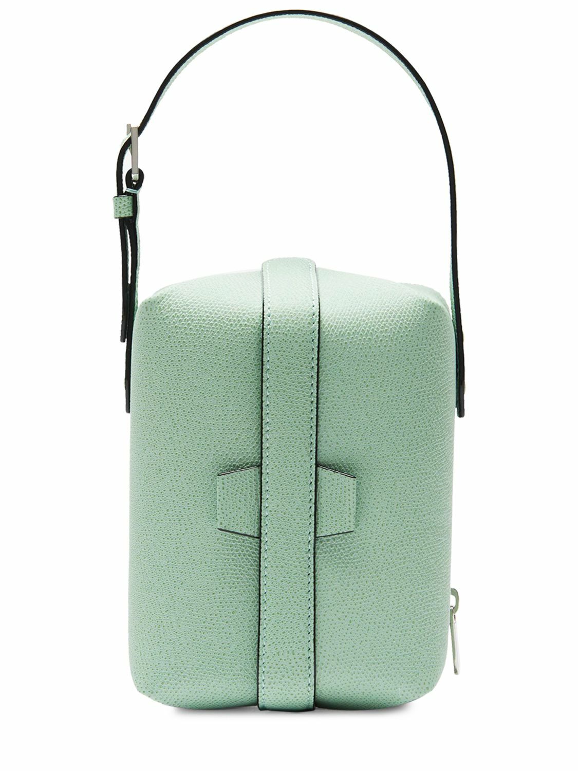 VALEXTRA Tric Trac Grained Leather Bag Valextra