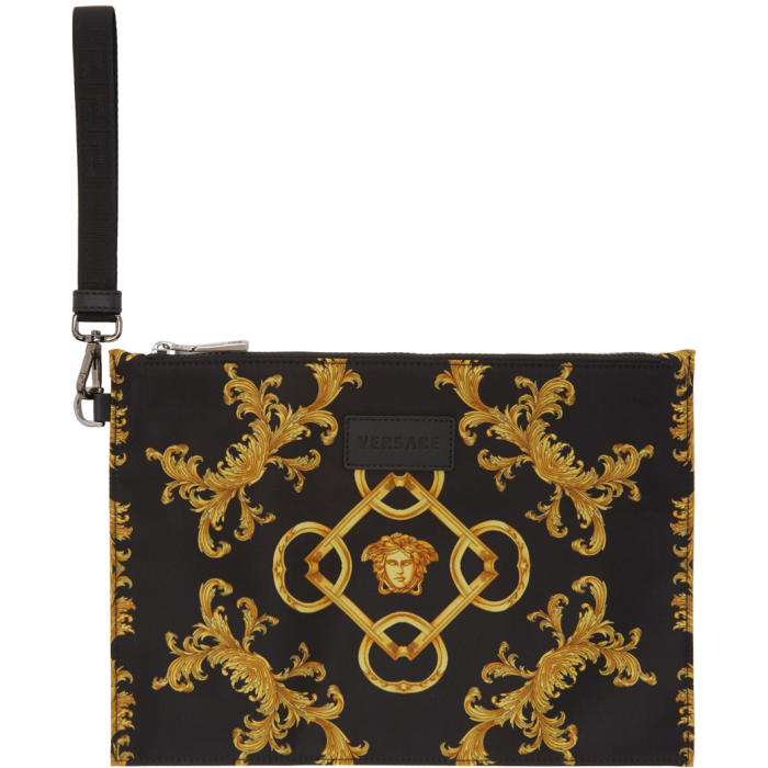 Versace Multicolor Nylon Medusa Pouch Versace