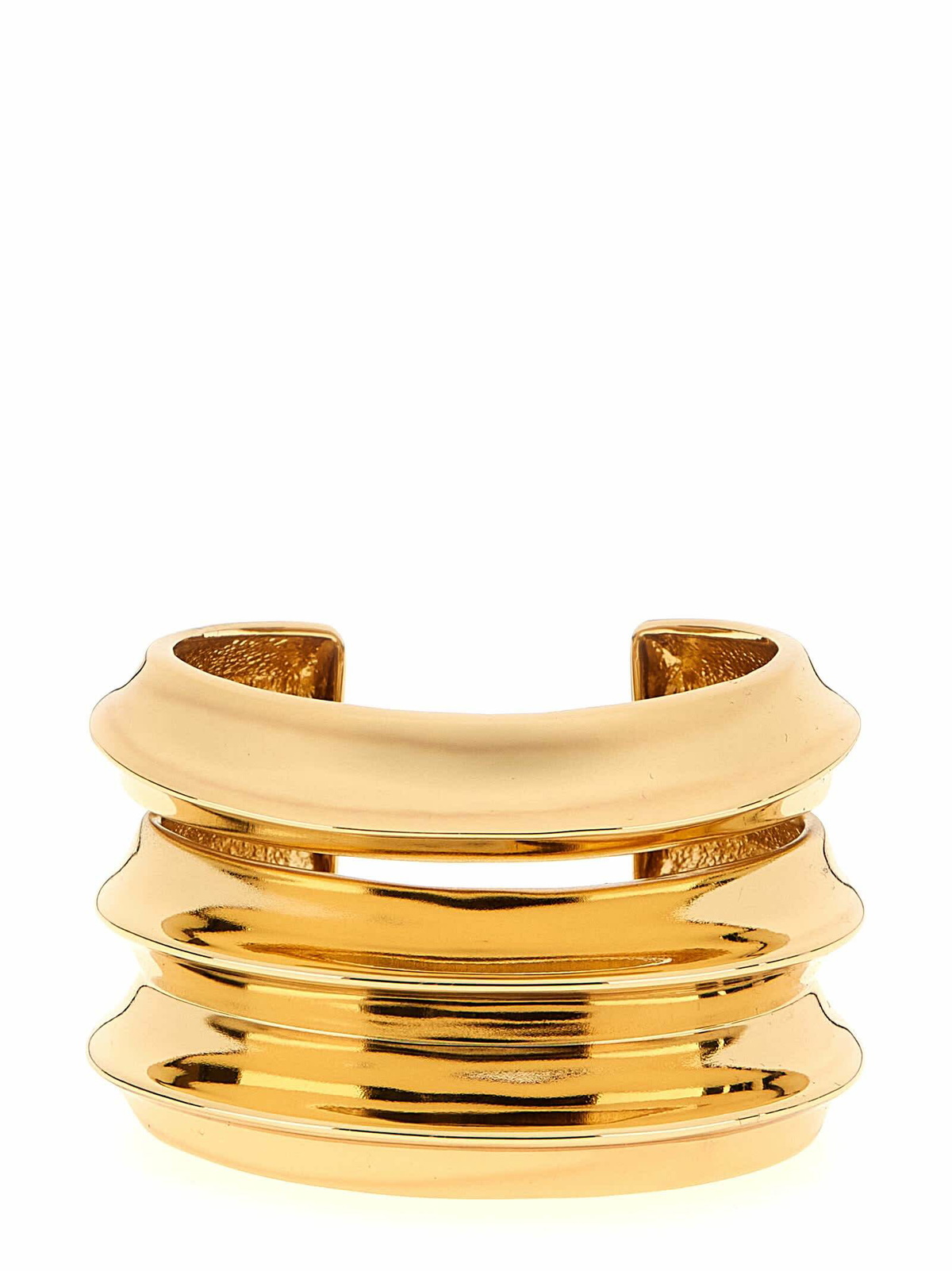 self-portrait gold Sculpted Cuff Bracelet Self-Portrait
