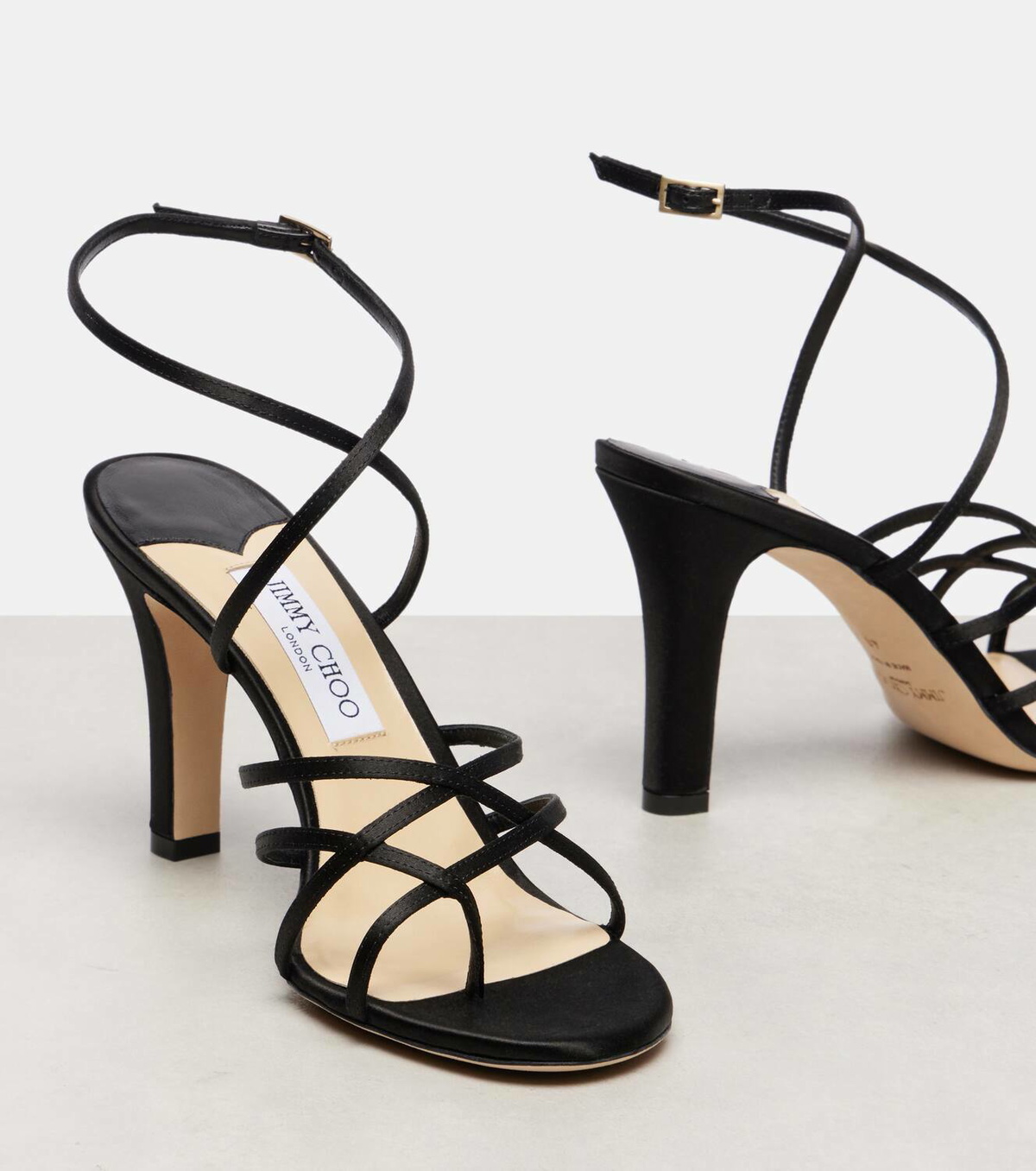 Jimmy Choo Archive Strappy 100 satin sandals Jimmy Choo