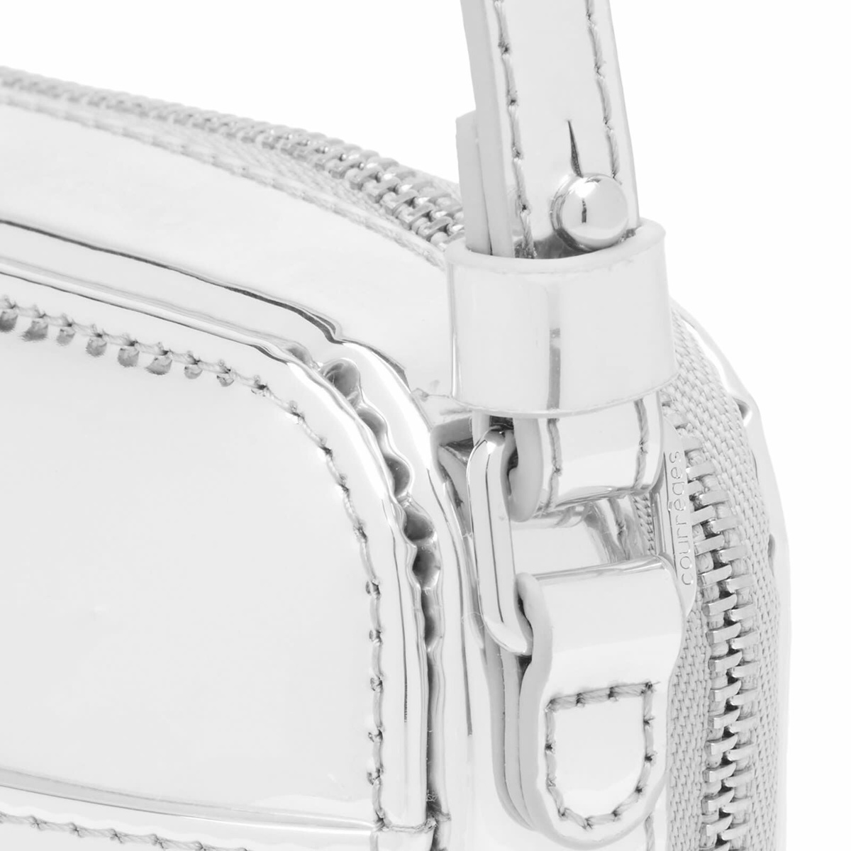 Courreges Women's Courrèges Cloud Silver Bag in Mirror Courreges