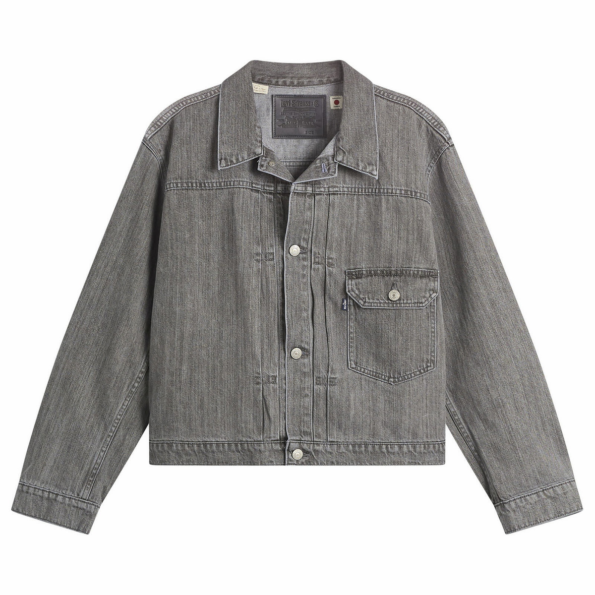 Levi's Men's Blue Tab Type I Trucker Jacket in Stoney Hill Levi's Red