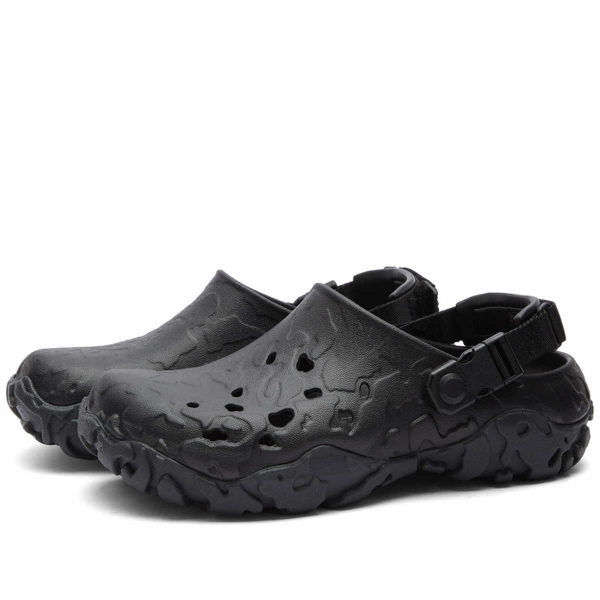 Crocs All-Terrain Atlas Clog in Black/Black Crocs