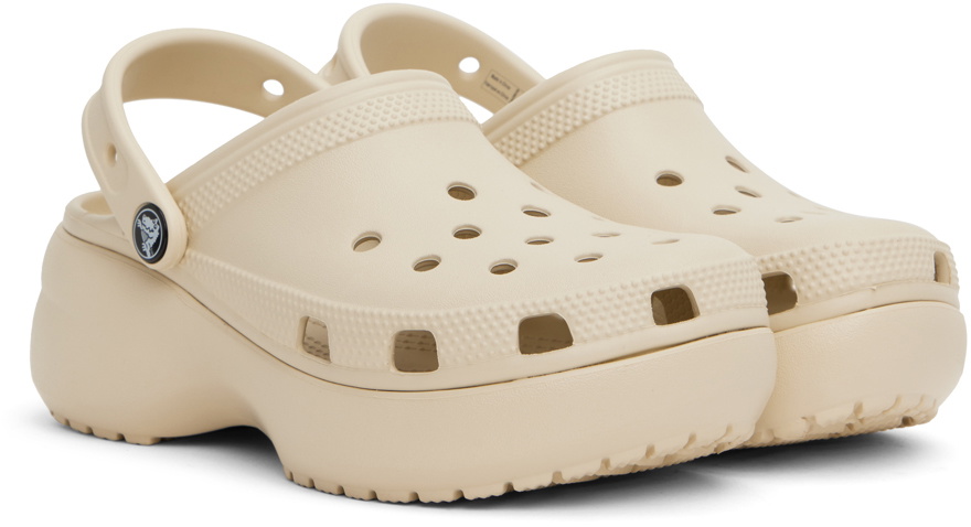 Crocs Off-White Classic Platform Clogs Crocs