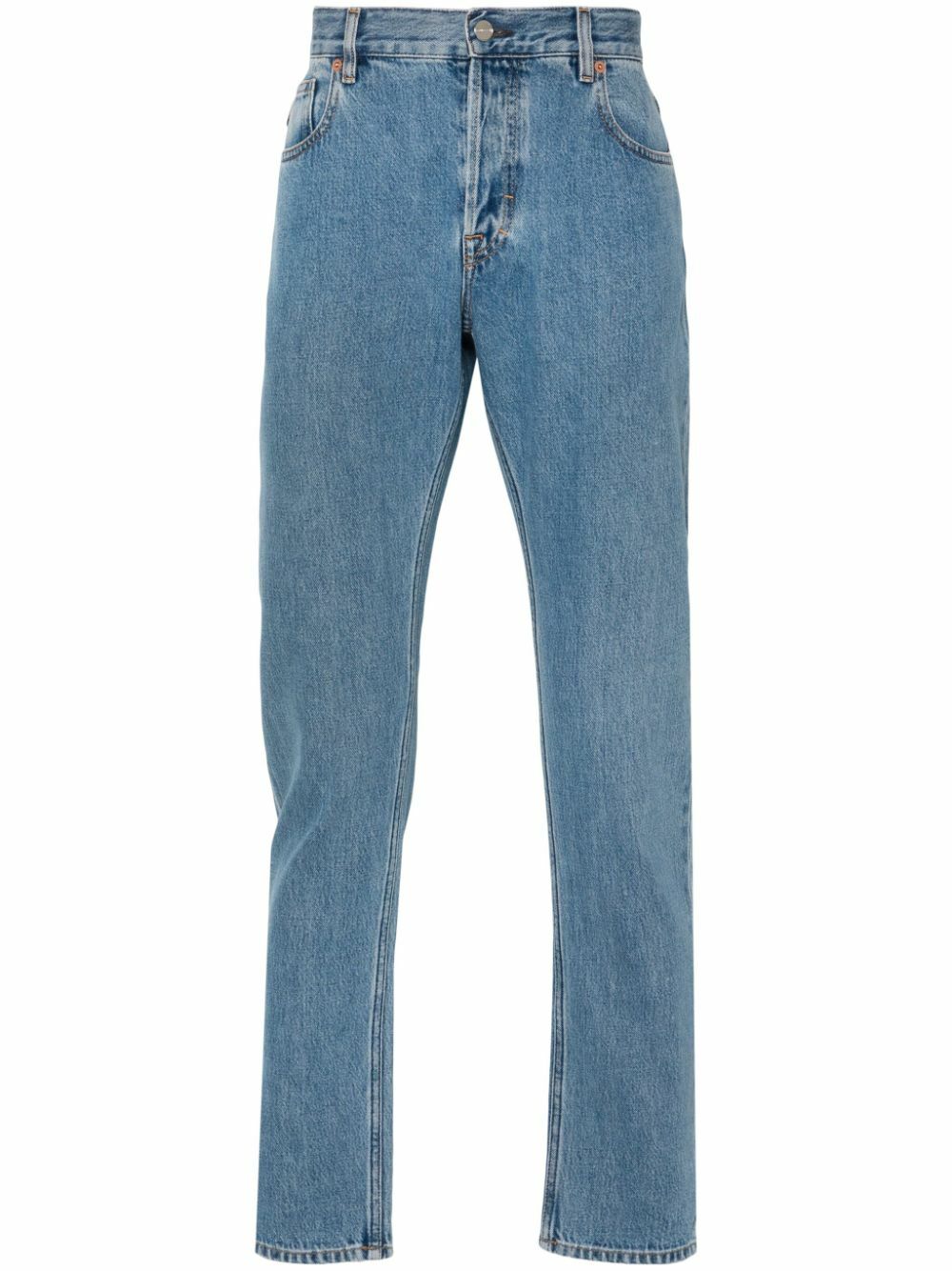 GUCCI - Web Detail Denim Jeans Gucci