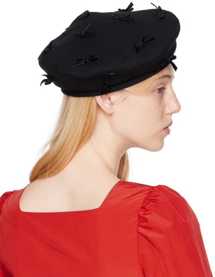 Shrimps Black Raegan Beret Shrimps