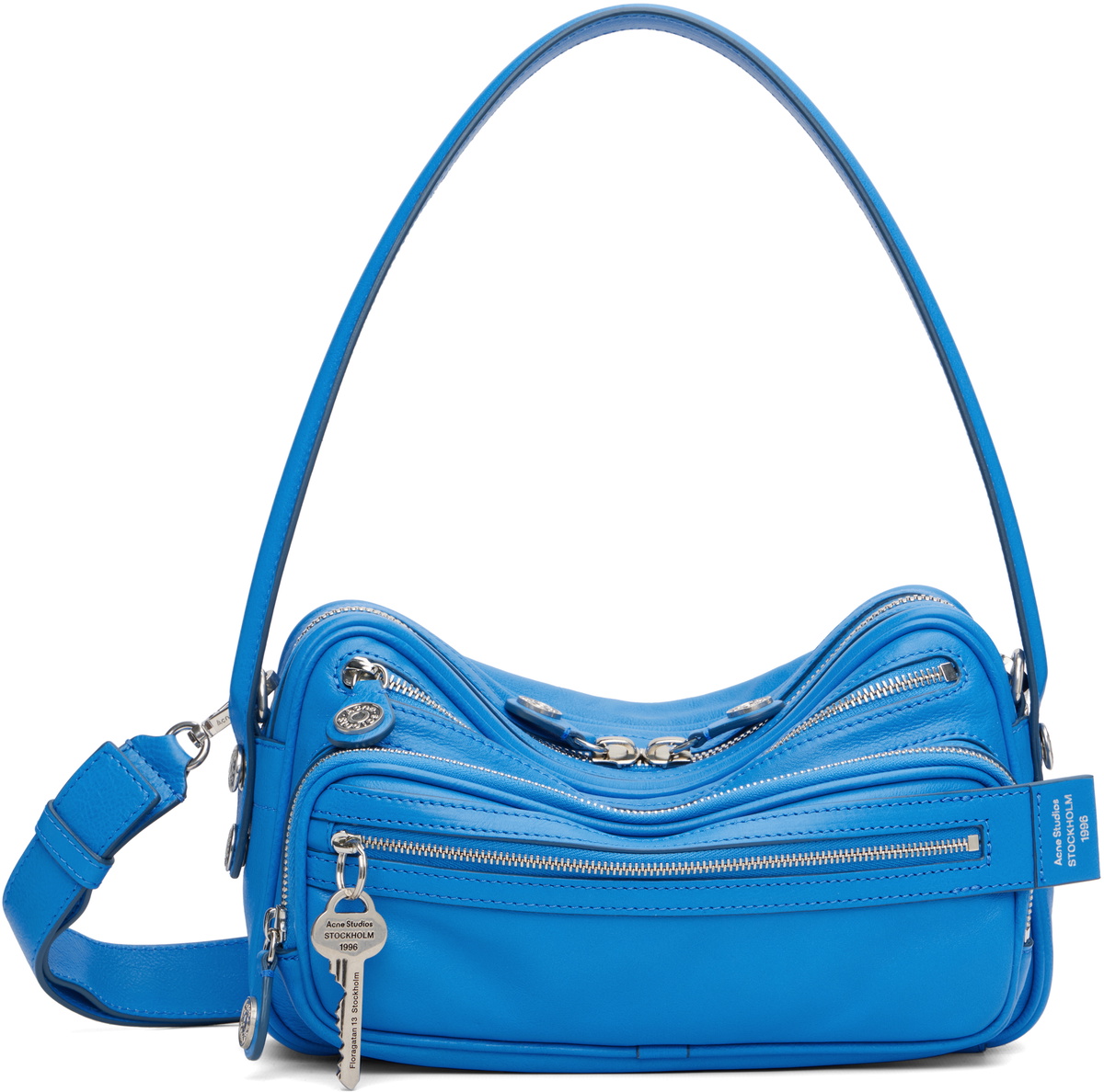 Acne Studios Blue Camero Party Shoulder Bag Acne Studios