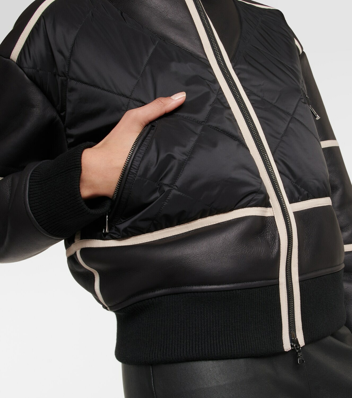 Bogner - Lomi shearling-lined leather jacket Bogner