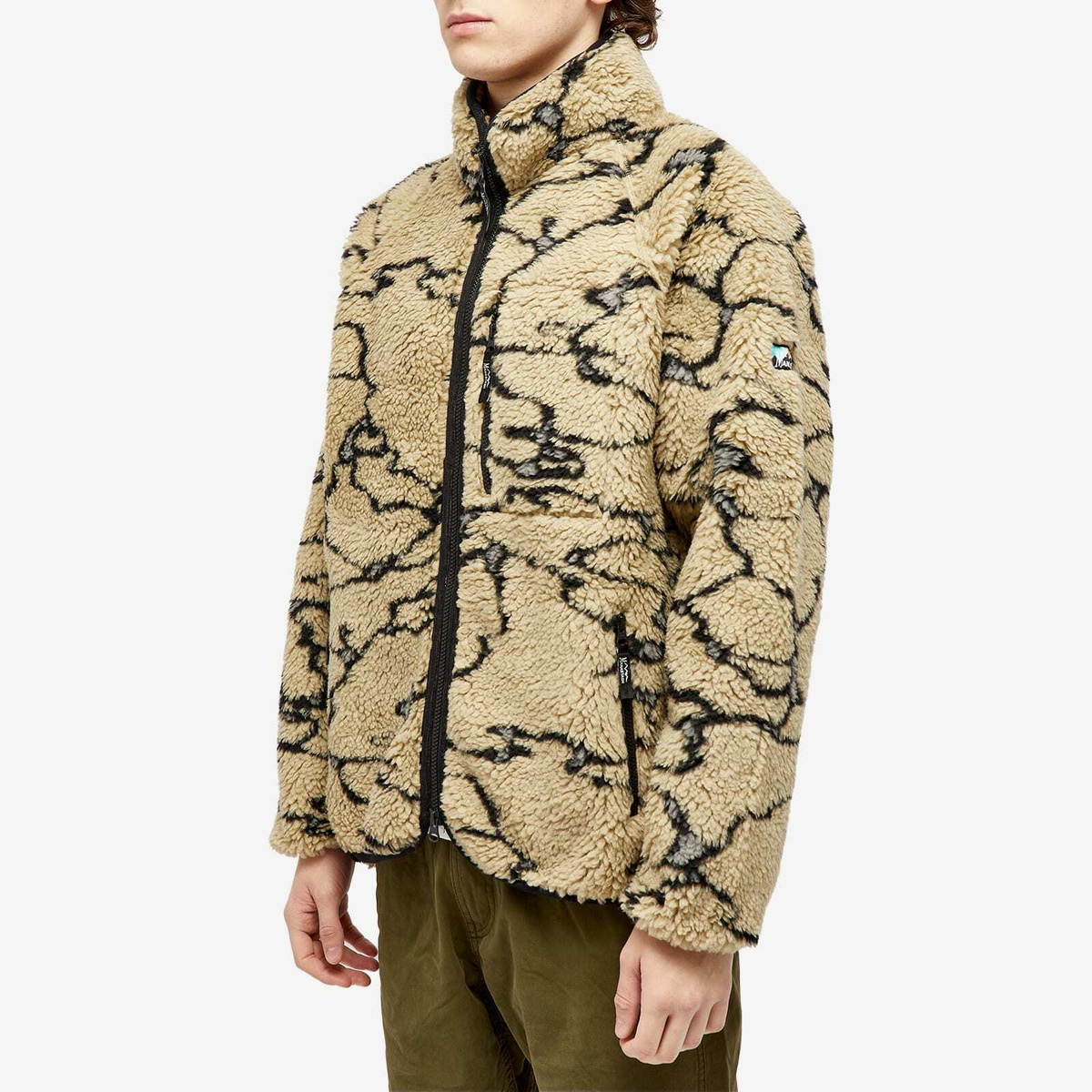 Manastash Men's Lithium Fleece Jacket in Sand Manastash