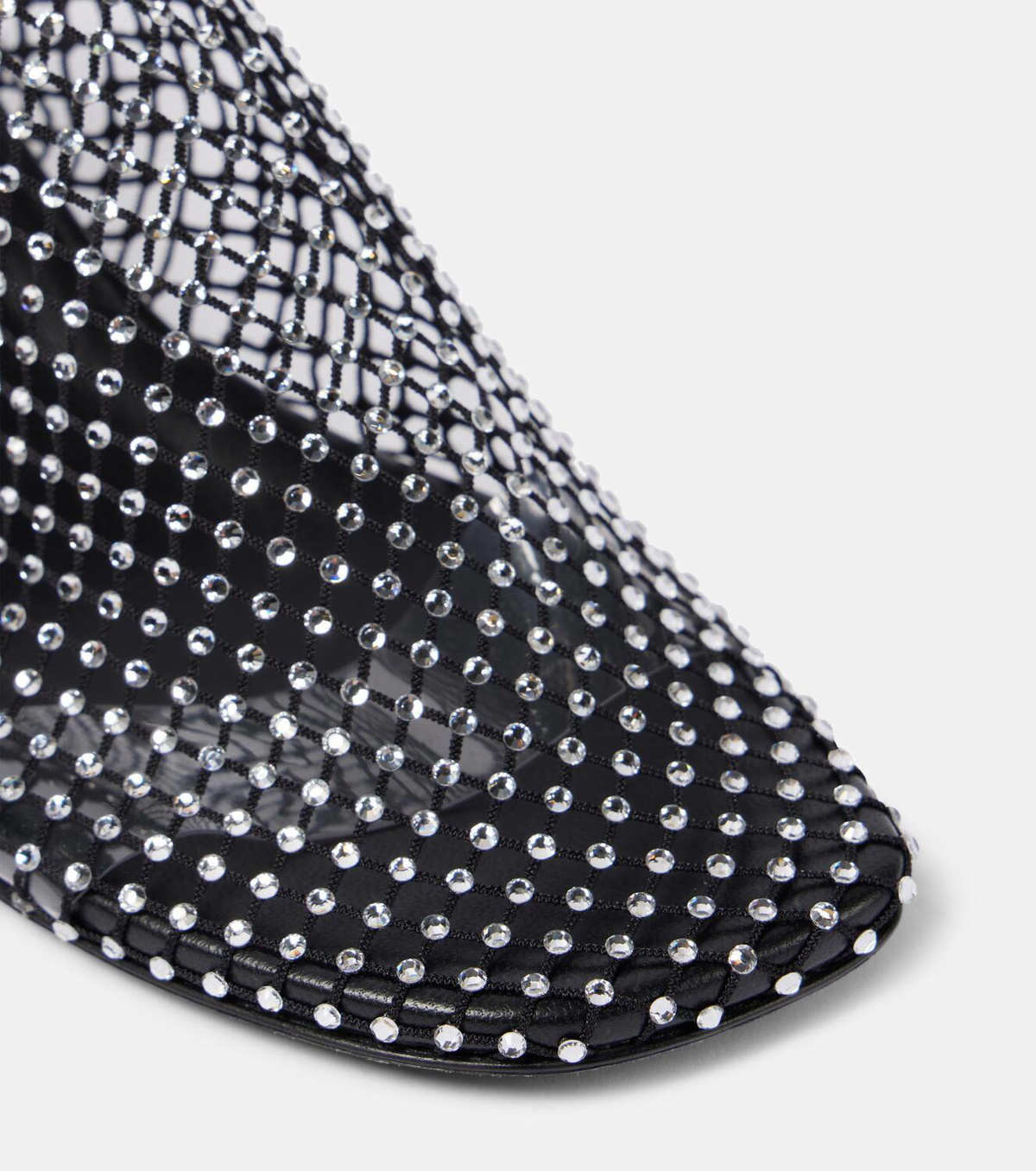 Christopher Esber Minette crystal-embellished fishnet pumps Christopher ...