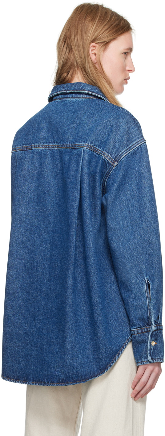 BITE Blue Collar Denim Shirt BITE
