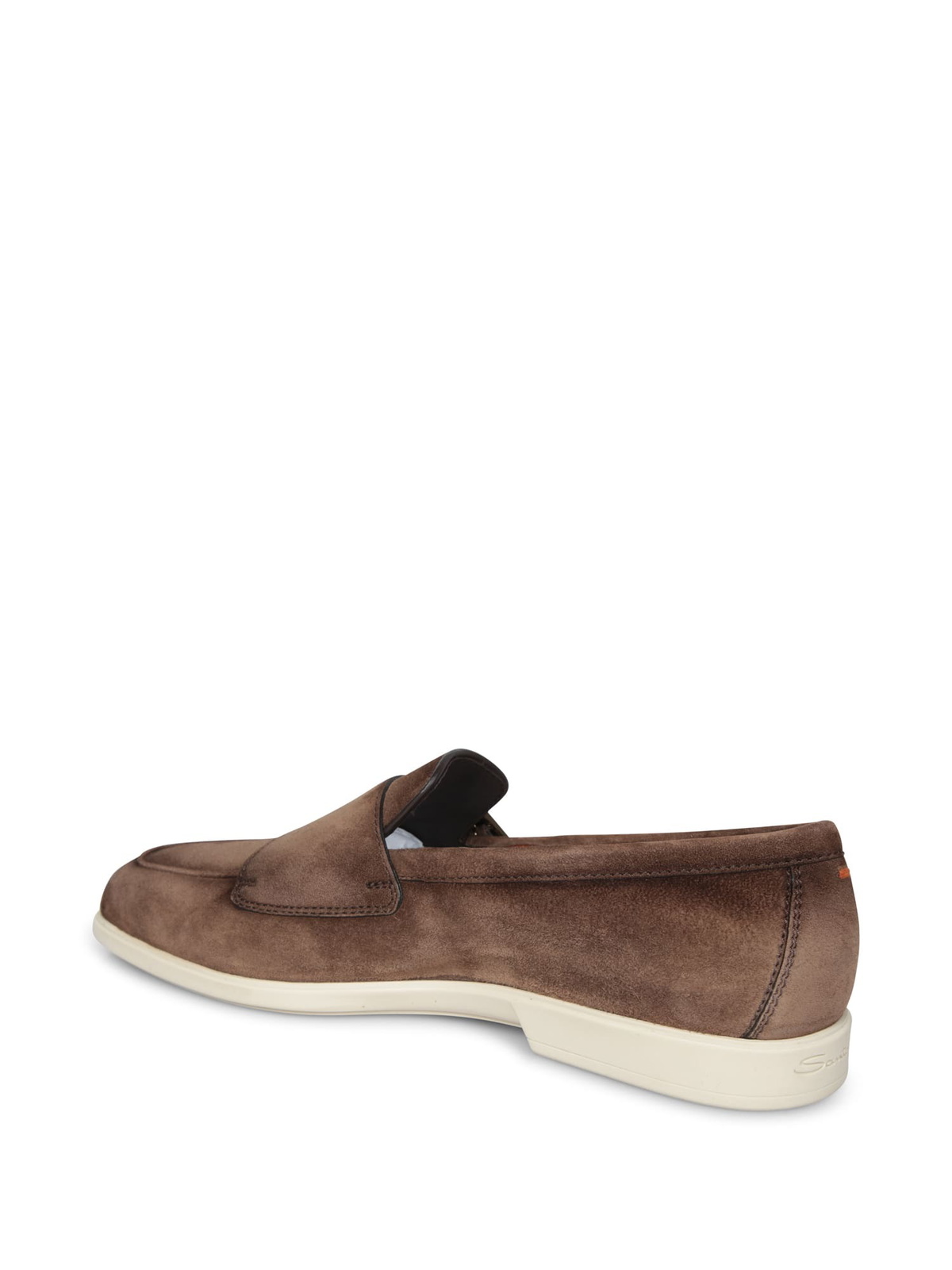 Santoni Brown Suede Monkstrap Santoni