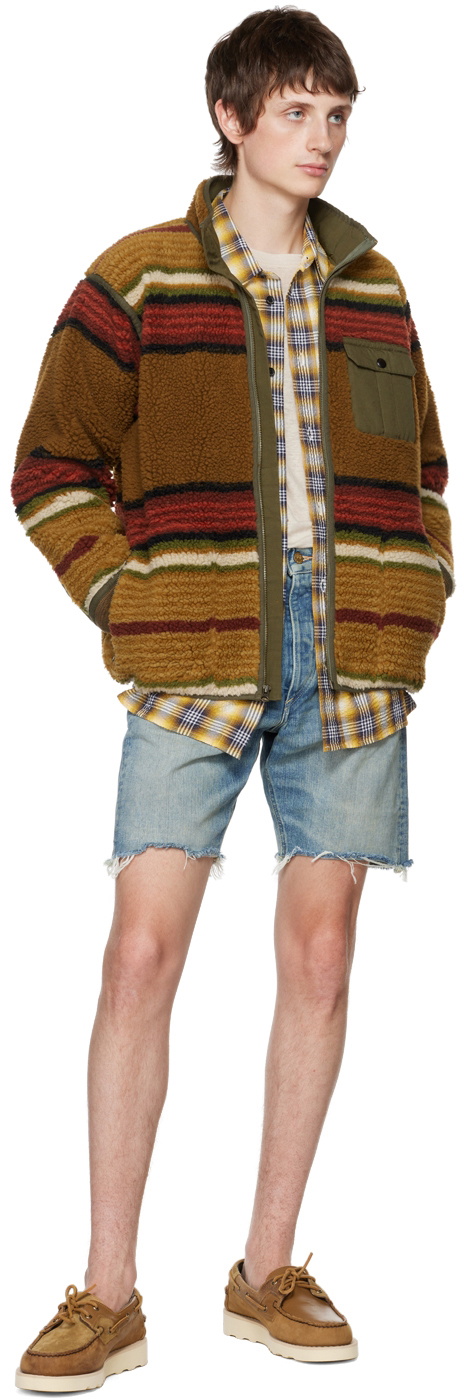 RRL Blue 5-Pocket Shorts RRL
