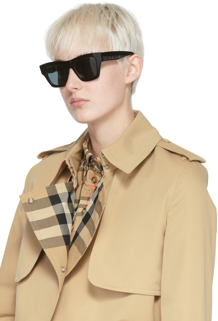 Burberry Black Acetate Sunglasses Burberry