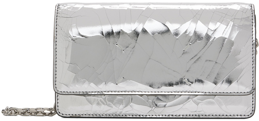 Maison Margiela Silver Chain Wallet Shoulder Bag Maison Margiela
