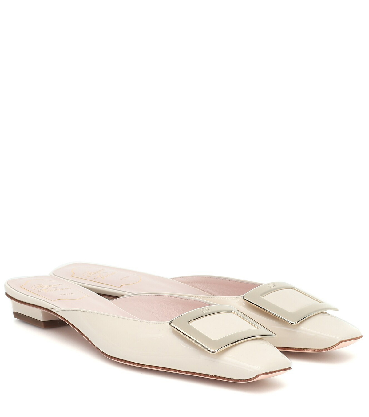 Roger Vivier Belle Vivier patent leather mules Roger Vivier