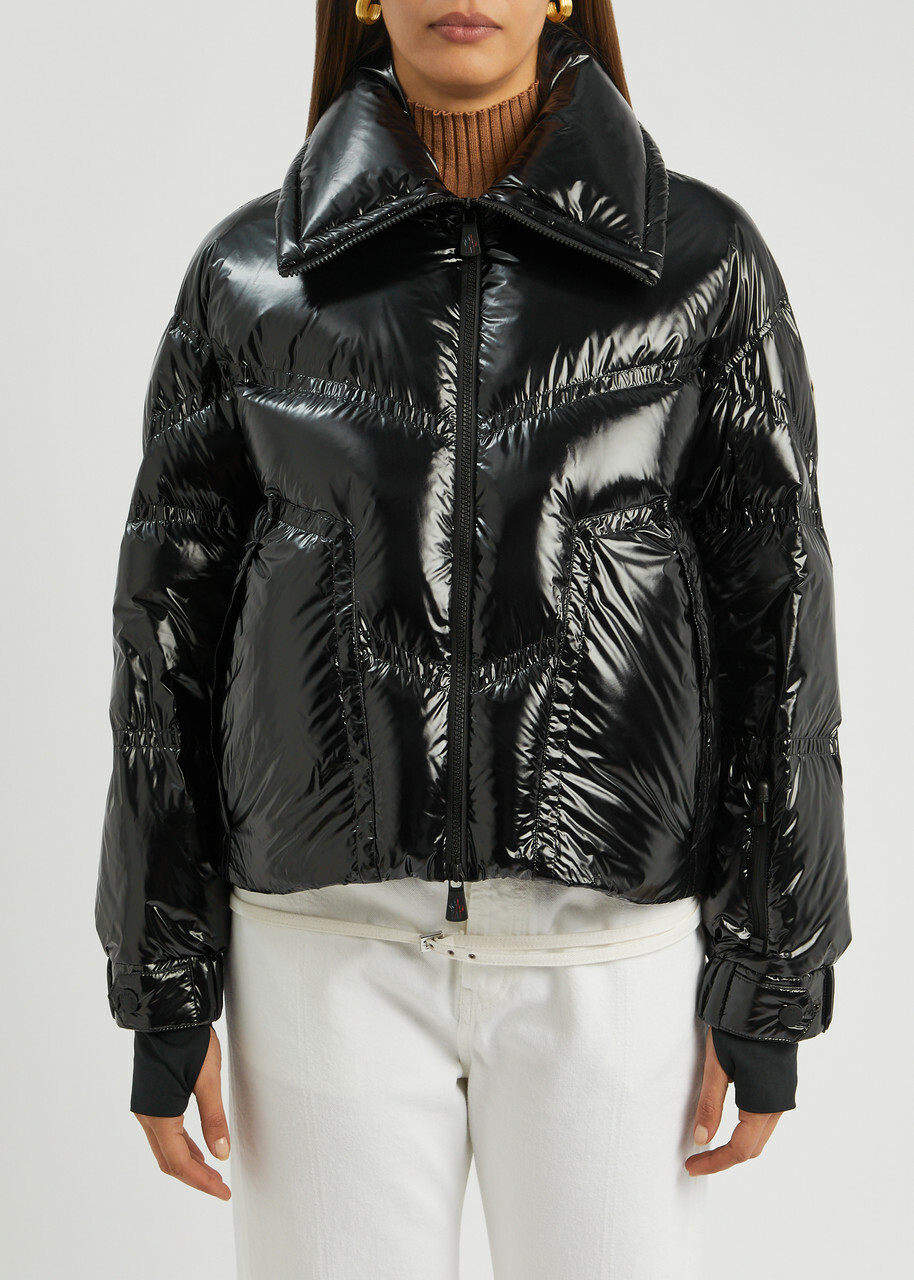 Moncler Cluses Quilted Shell Jacket Black Moncler