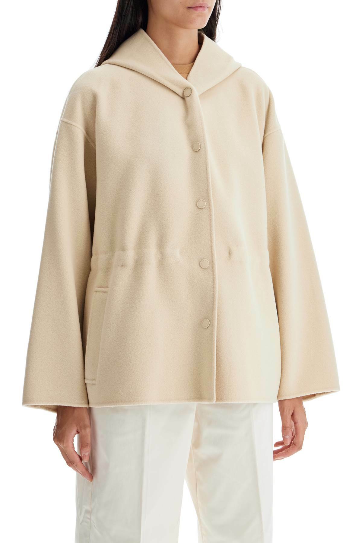 WEEKEND MAX MARA short coat with hood january Neutro Weekend Max Mara