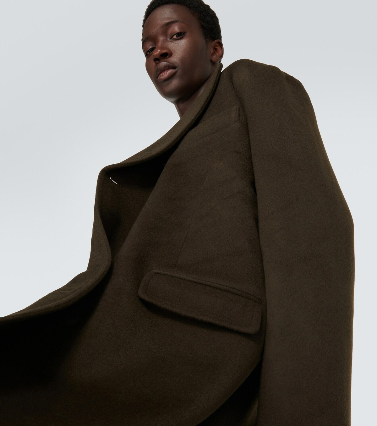 The Frankie Shop Curtis oversized wool-blend coat The Frankie Shop