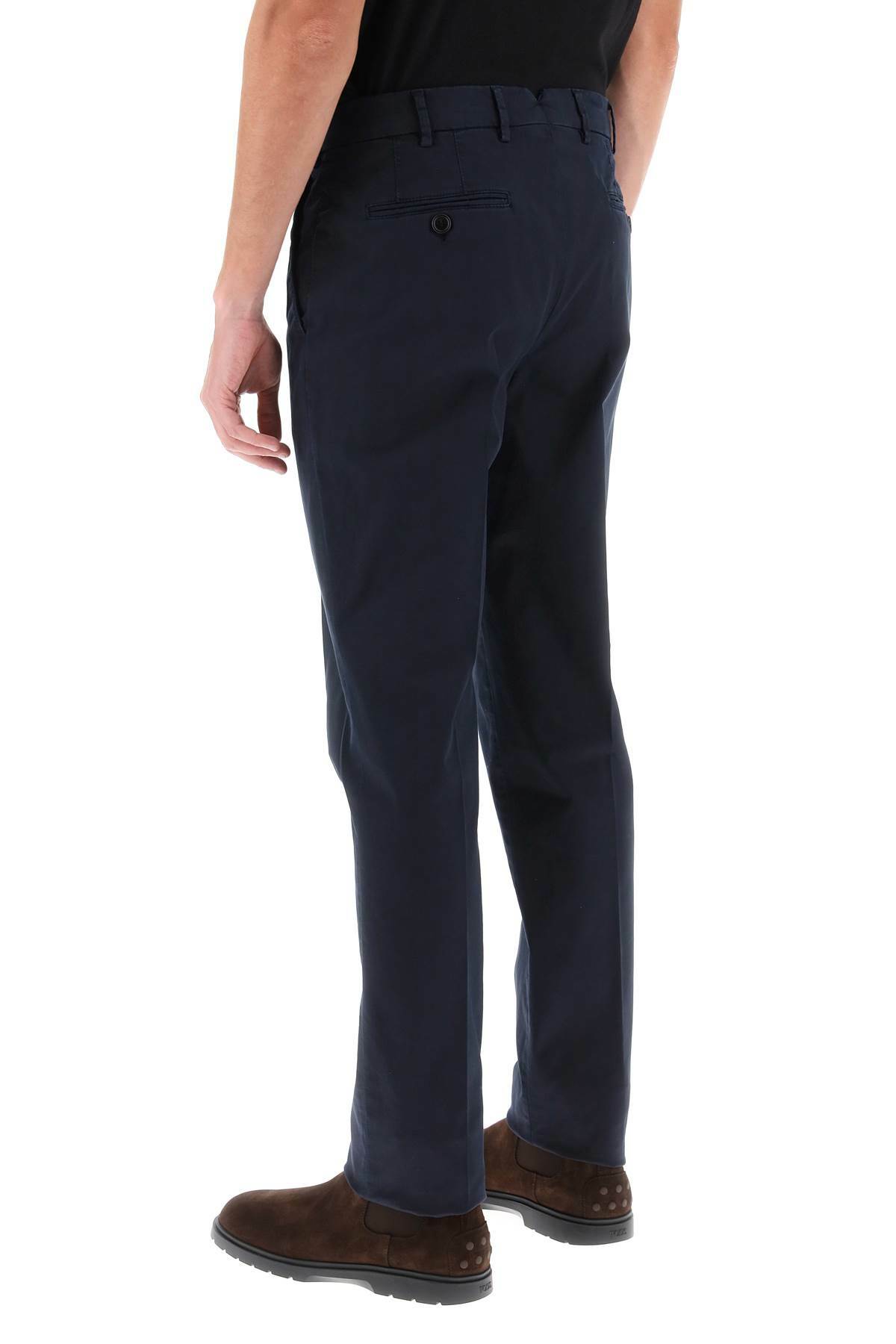 Brunello Cucinelli Italian Fit Cotton Gabardine Trousers Brunello Cucinelli