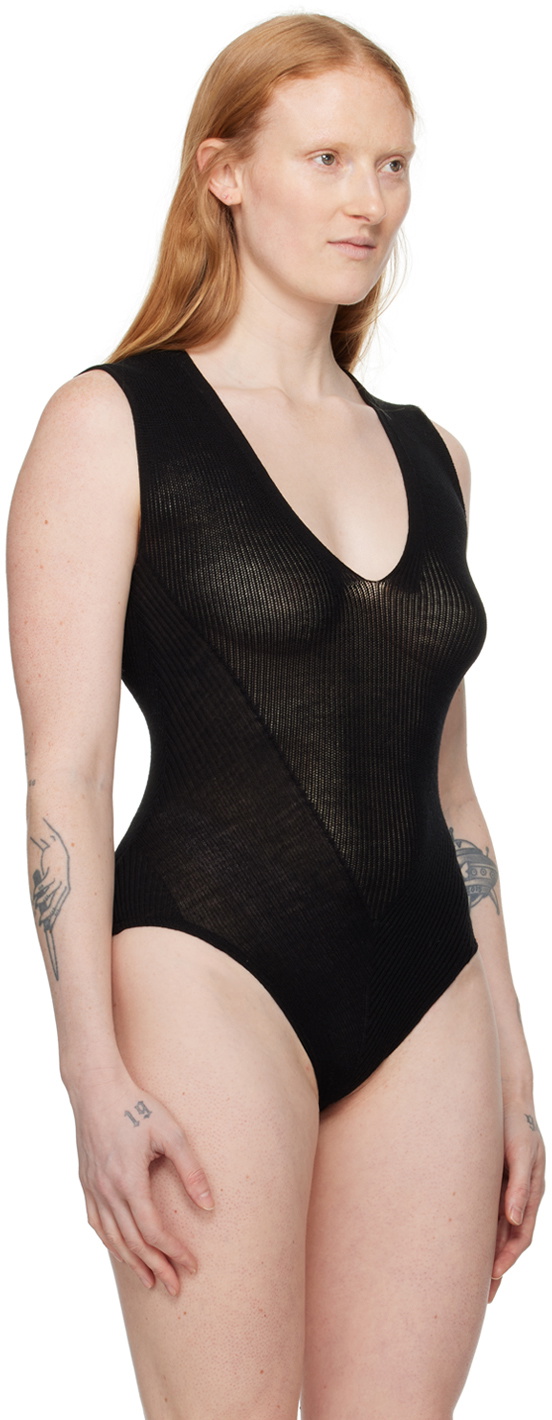 Wolford Black Aurora Bodysuit Wolford