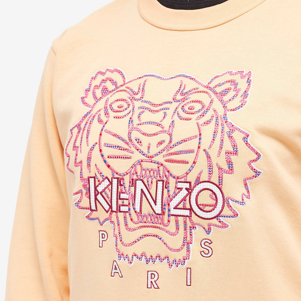 Kenzo Women's Tiger Classic Sweat in Orange Kenzo