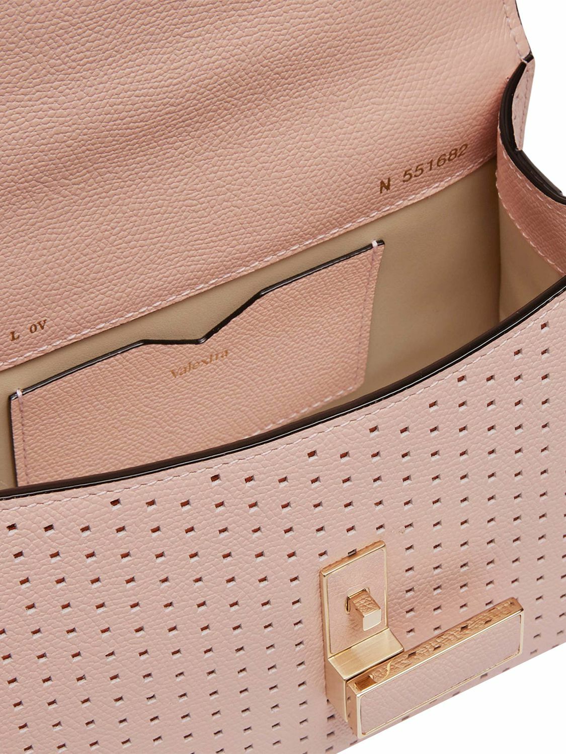 VALEXTRA - Micro Iside Laminated Top Handle Bag Valextra