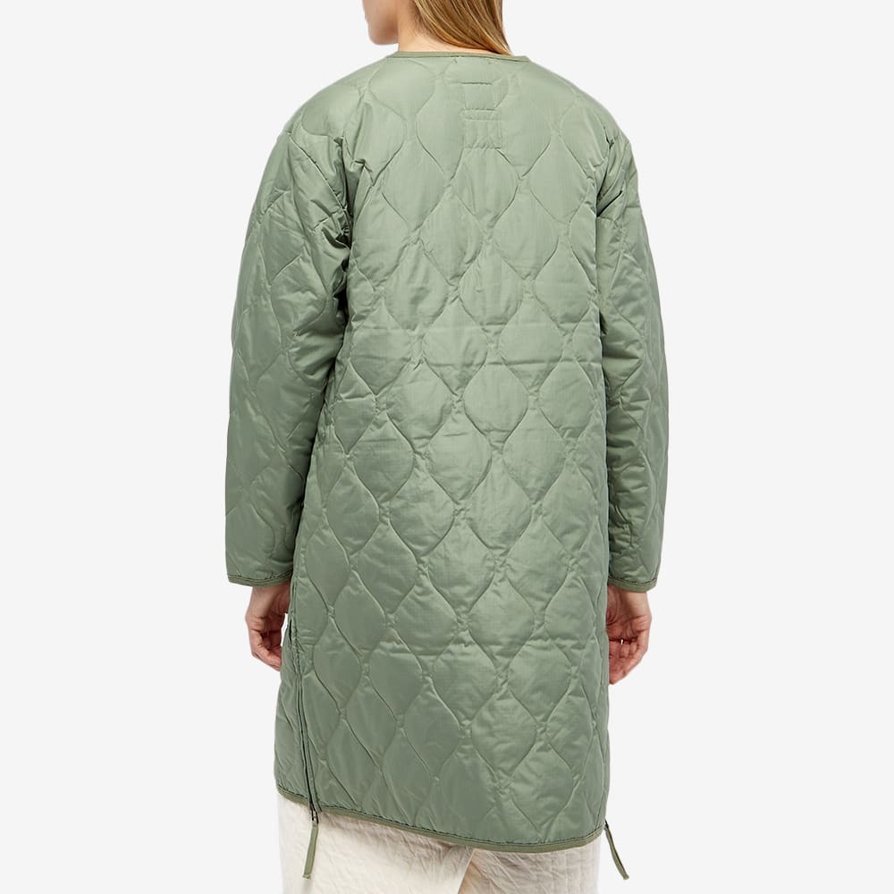 Taion Women's Crew Down Coat in Sage Green Taion Extra